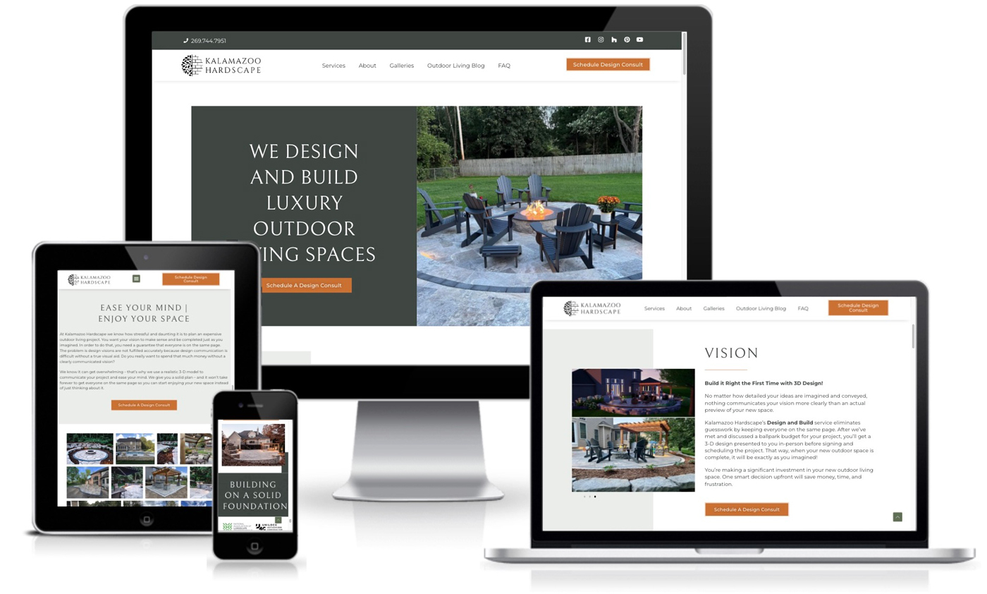 Kalamazoo Hardscape - Kalamazoo Web Design LLC